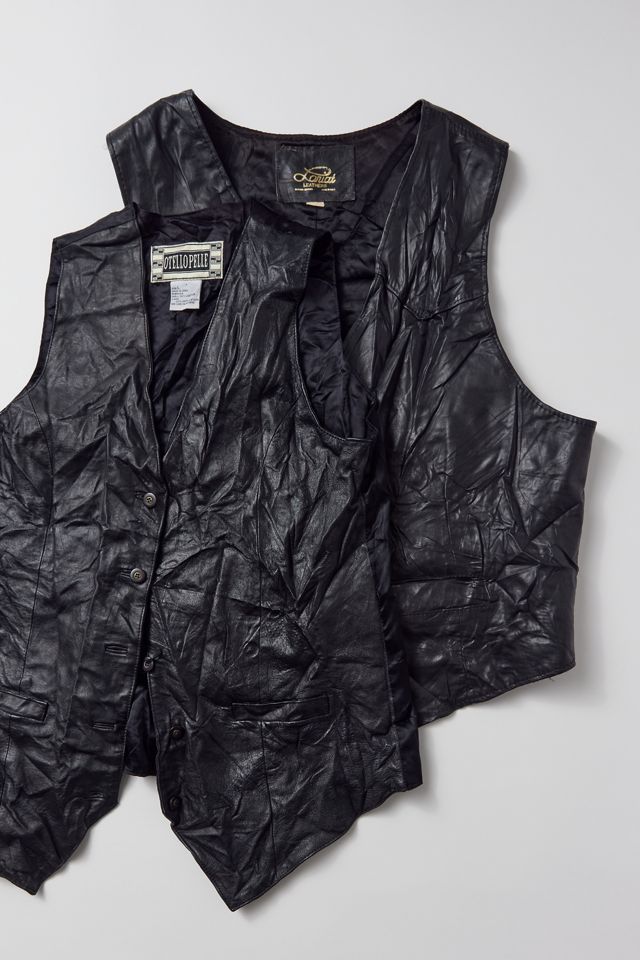 Urban Renewal Vintage Leather Vest | Urban Outfitters