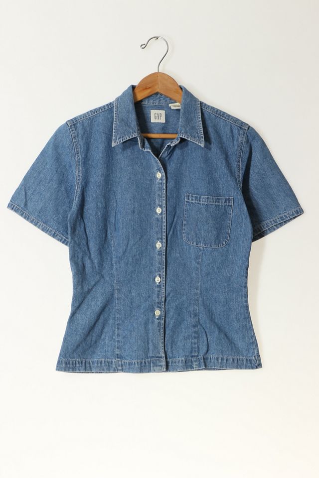Vintage Gap 90s Denim Shirt Made in Hong Kong | Urban Outfitters