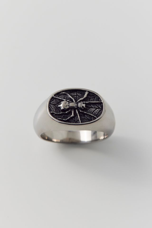 Personal Fears Spider Signet Ring | Urban Outfitters