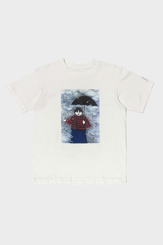 Vintage 1990’s Bottman Design Umbrella Cat USA Single Stitch T-Shirt ...