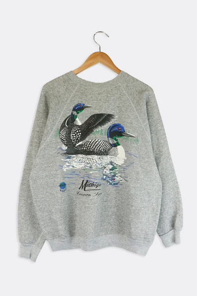 Vintage Michigan Common Loon Sweatshirt | Urban Outfitters