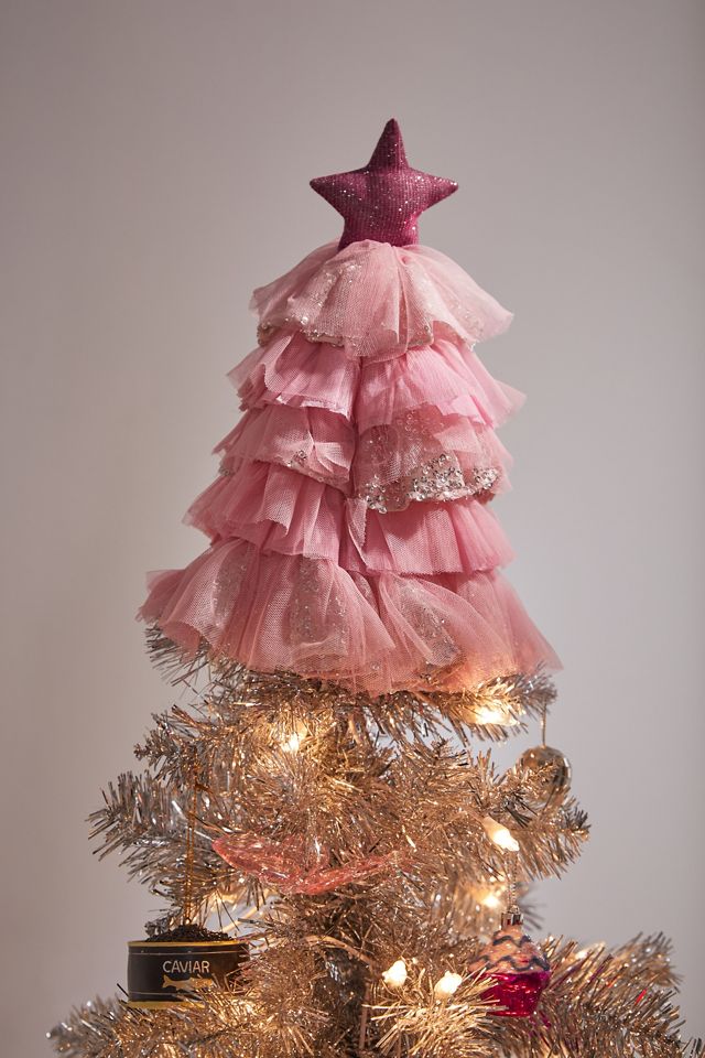 Tulle Mini Tree Topper | Urban Outfitters