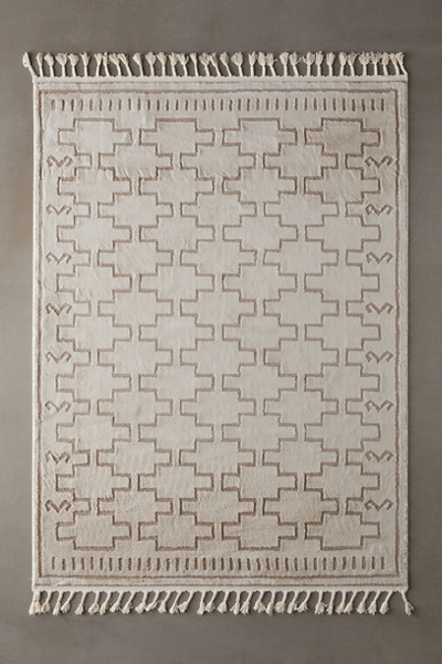 Modern Tile Pattern Tufted Rug | Urban Outfitters
