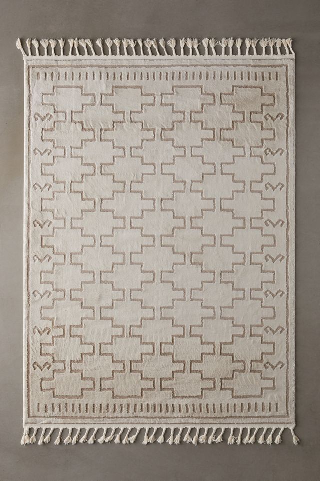 Modern Tile Pattern Tufted Rug | Urban Outfitters