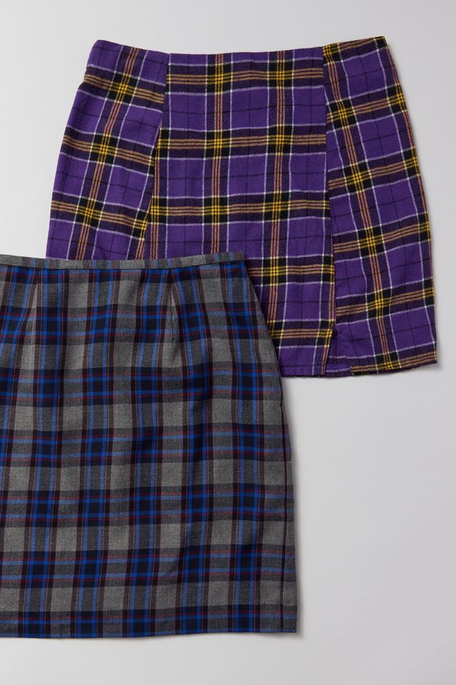 Urban Renewal Vintage Y2K Plaid Mini Skirt | Urban Outfitters
