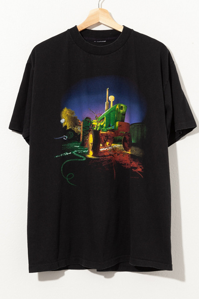 Vintage 1990s The Tractors Band Graphic Black Single Stitch T-Shirt ...