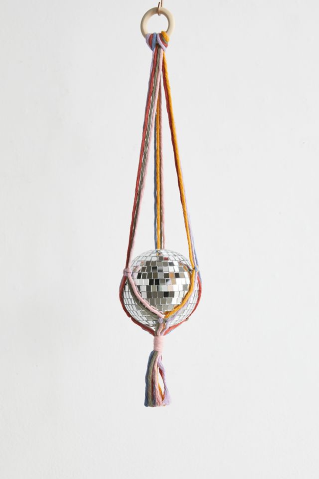 Golden Hour Designs Small Disco Macrame Hanger | Urban Outfitters