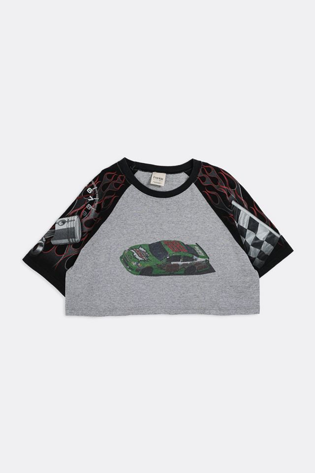 Frankie Collective Rework Racing Crop Tee 004 | Urban Outfitters Frankie Collective Rework Racing Crop Tee 004 | Urban Outfitters