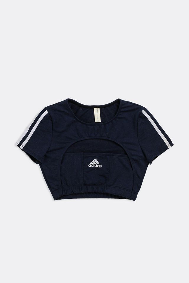 Frankie Collective Rework Adidas Cut Out Tee 089 | Urban Outfitters
