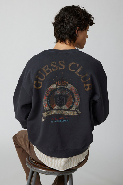 GUESS ORIGINALS Varsity Crew Neck Sweatshirt | Urban Outfitters
