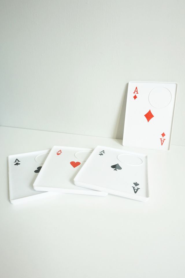 Vintage Playing Card Snack Plates | Urban Outfitters