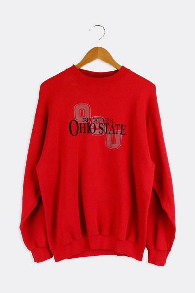 Vintage Ohio State Buckeyes Embroidered Sweatshirt | Urban Outfitters