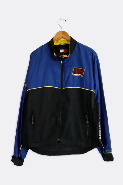 Vintage Tommy Hilfiger Cycle Gear Patch Zip Up Cycling Pullover | Urban ...