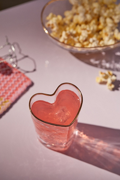 Heart Shaped Juice Glass | Urban Outfitters