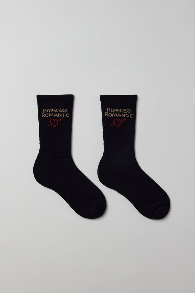 Hopeless Romantic Crew Sock | Urban Outfitters