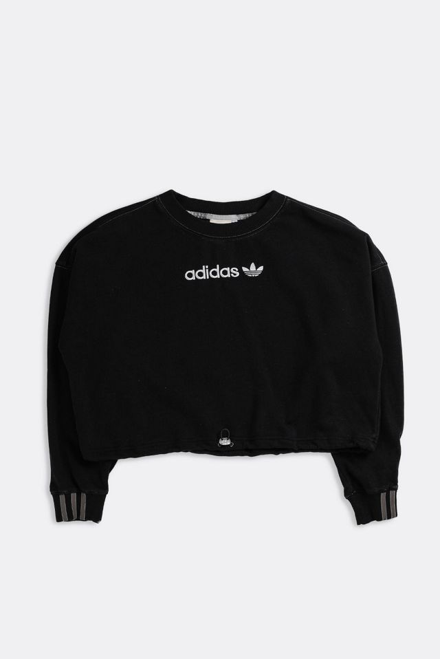 Frankie Collective Rework Adidas Crop Sweatshirt 005 | Urban Outfitters