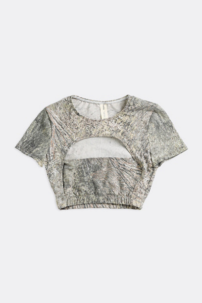 Frankie Collective Rework Camo Cut Out Tee 016 | Urban Outfitters