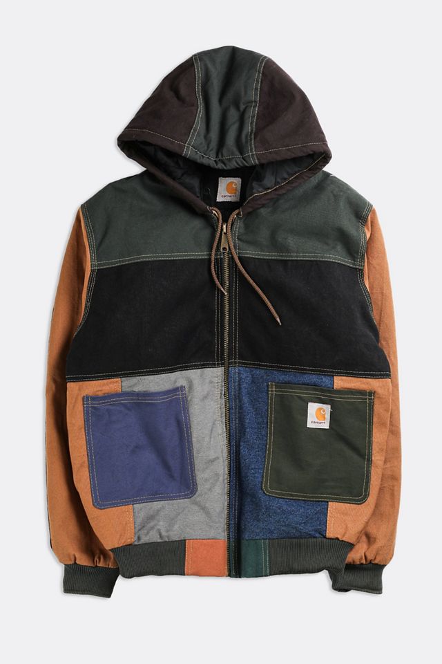 Frankie Collective Rework Carhartt Patch Jacket 002 | Urban Outfitters