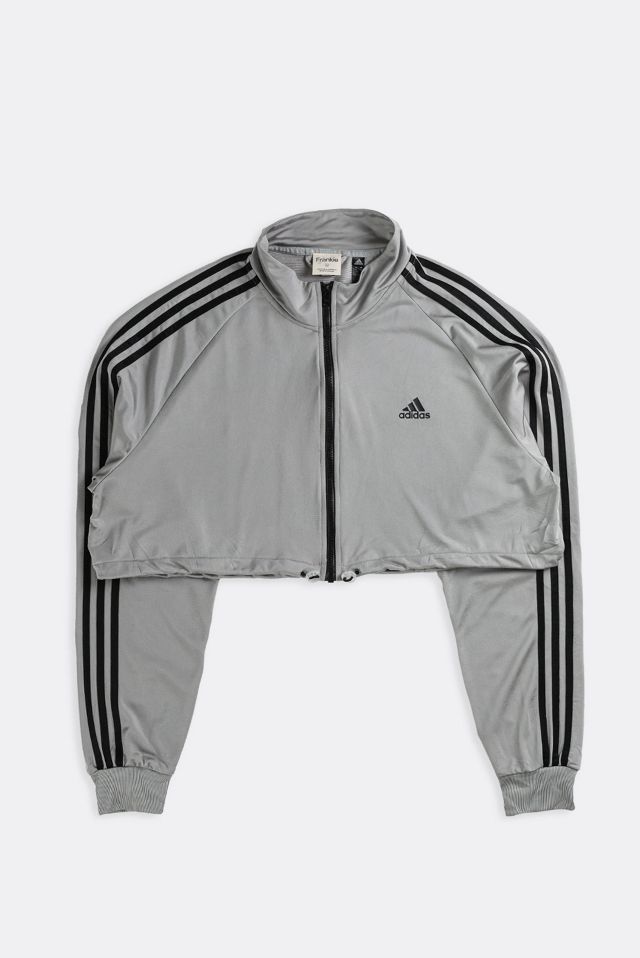 Frankie Collective Rework Adidas Crop Track Jacket 006 | Urban Outfitters