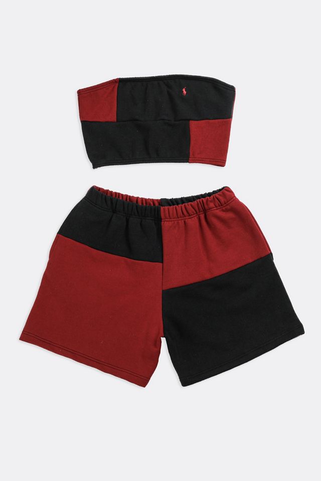 Frankie Collective Rework Polo Patchwork Sweatshorts Set 012 | Urban ...