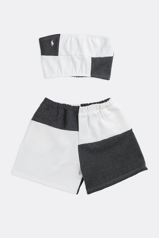 Frankie Collective Rework Polo Patchwork Sweatshorts Set 016 | Urban ...