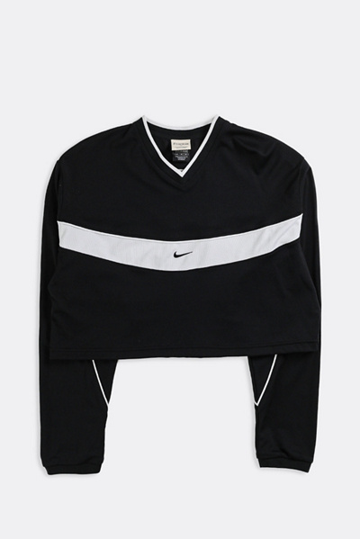Frankie Collective Rework Nike Athletic Crop Longsleeve Tee | Urban ...