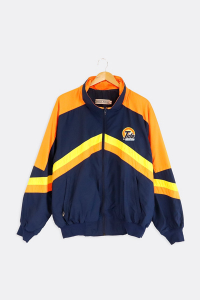 Vintage Tide Racing Team Full Zip Patterened Logo Jacket | Urban Outfitters