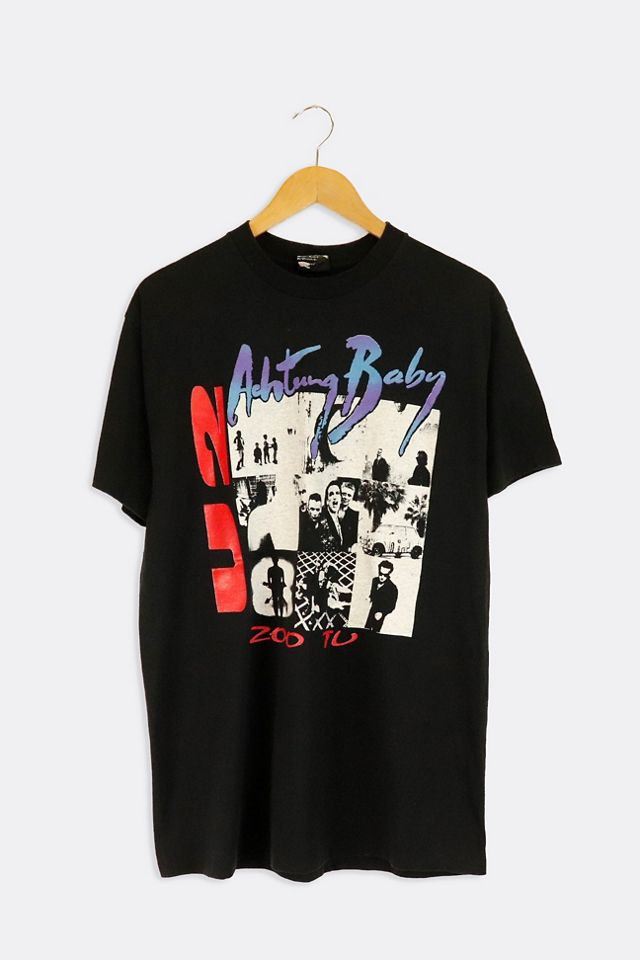 Vintage 1992 U2 Achtung Baby T Shirt | Urban Outfitters