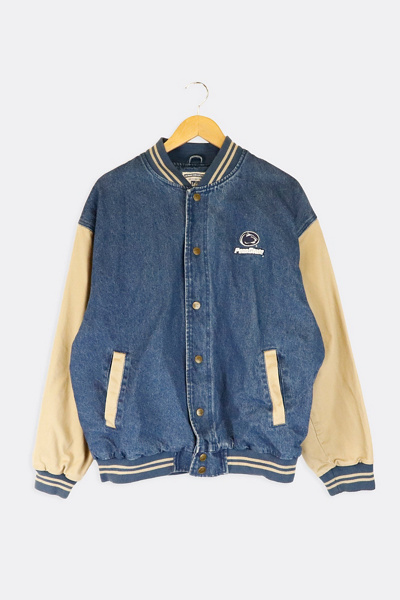 Vintage Penn State Denim Varsity Jacket | Urban Outfitters
