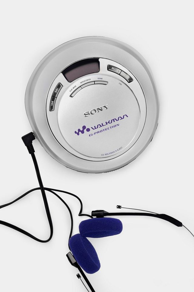 Vintage Sony Walkman D-EJ621 Silver Portable CD Player Refurbished by ...