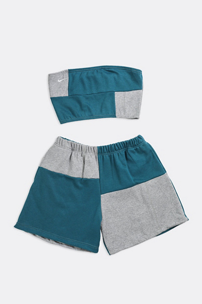 Frankie Collective Rework Nike Patchwork Sweatshorts Set | Urban Outfitters