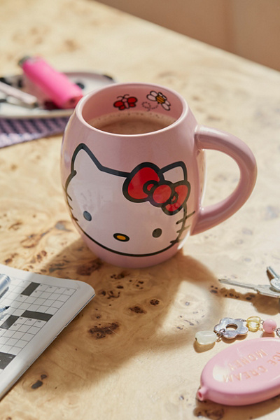 Hello Kitty Pink Mug | Urban Outfitters Canada