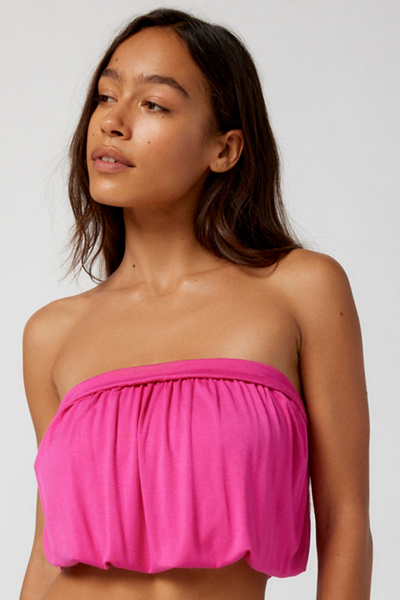 UO Bubble Cropped Top | Urban Outfitters