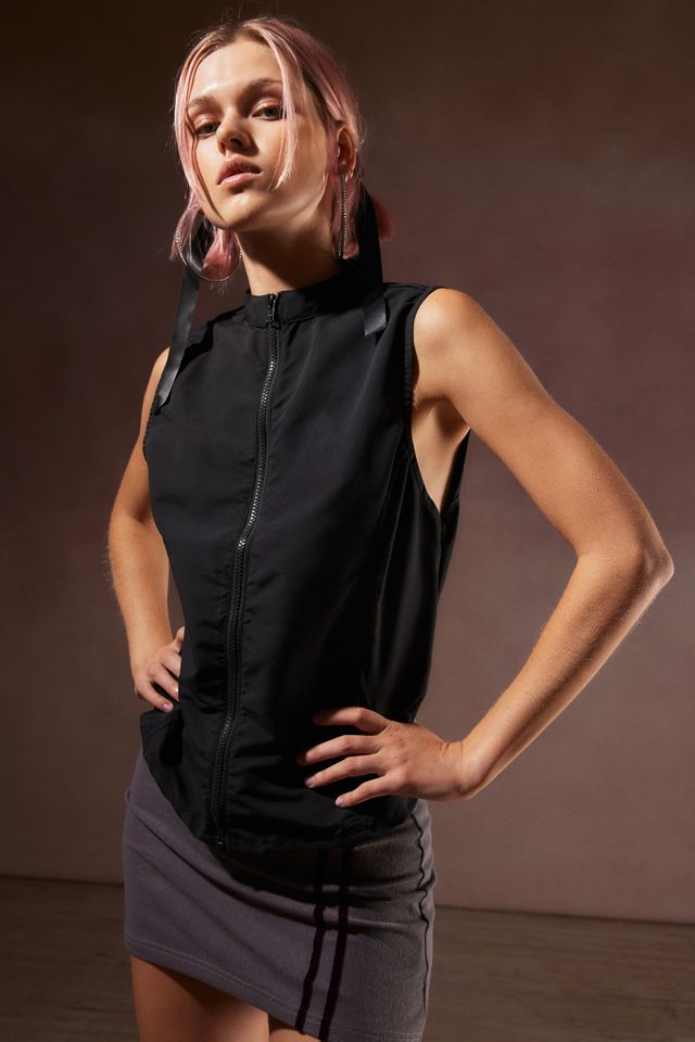 Motel Rilyn Zip-Up Top | Urban Outfitters Canada