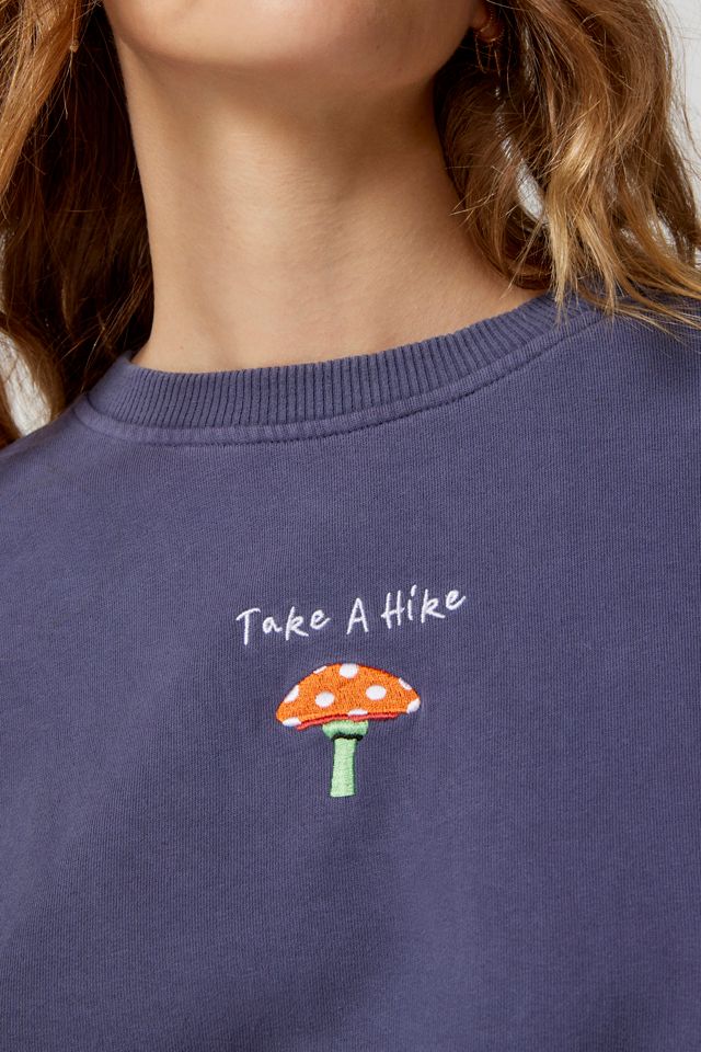 Take A Hike Embroidered Pullover Sweatshirt | Urban Outfitters