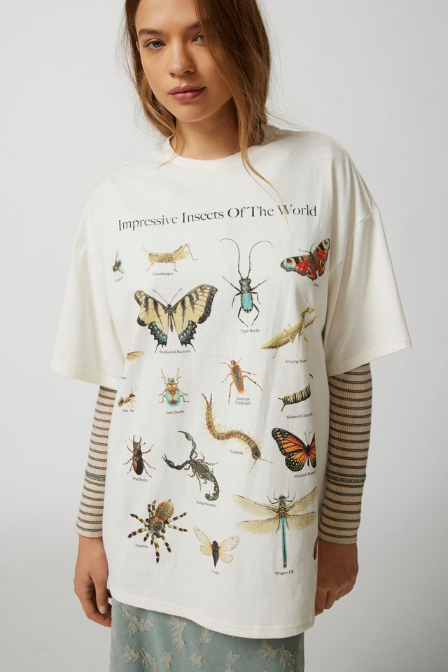 UO Bug Chart T-Shirt Dress | Urban Outfitters Canada