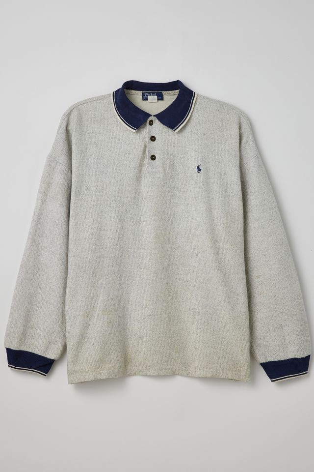Vintage Polo Ralph Lauren Collared Polo Sweater | Urban Outfitters