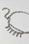 Diesel Charm Crystal Chain Belt | Urban Outfitters