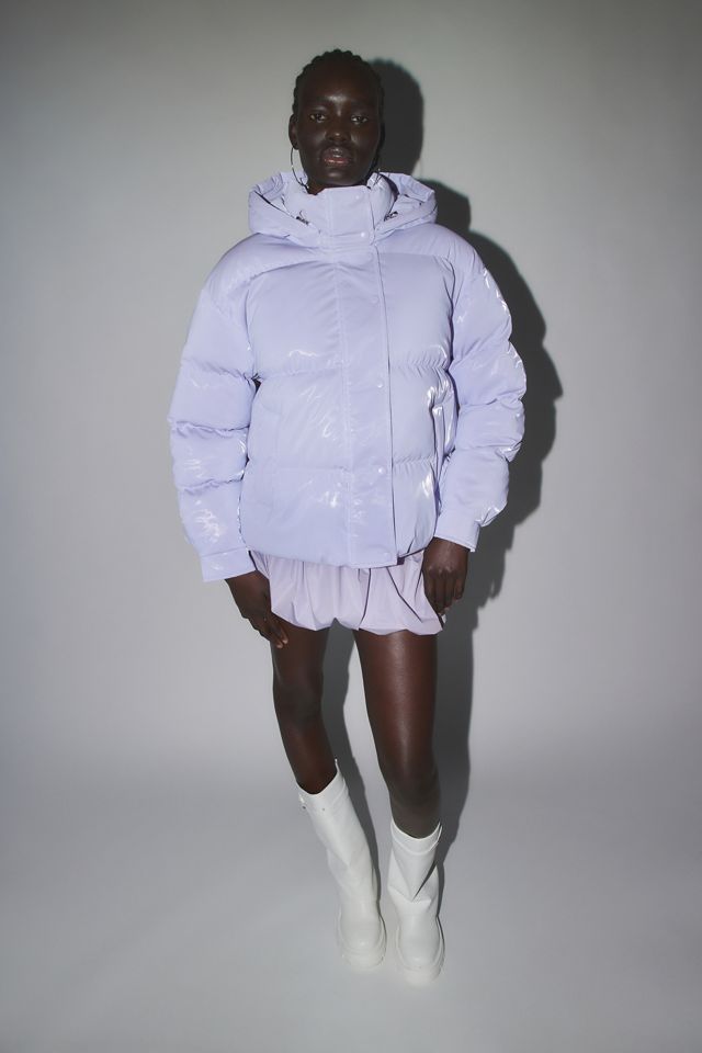 Silence + Noise Roy Shiny Puffer Jacket | Urban Outfitters