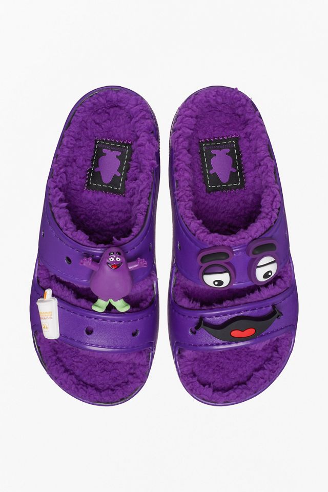 Crocs X McDonald's Grimace Cozzzy Slide Sandal | Urban Outfitters