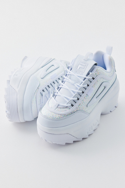 FILA Disruptor 2 Glitter Wedge Sneaker | Urban Outfitters