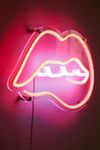 Biting Lips Neon Sign | Urban Outfitters