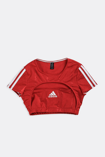 Frankie Collective Rework Adidas Athletic Cut Out Tee 001 | Urban ...
