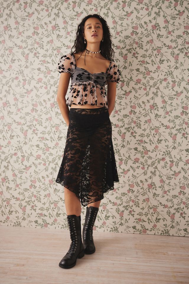 Kimchi Blue Claudia Floral Blouse | Urban Outfitters