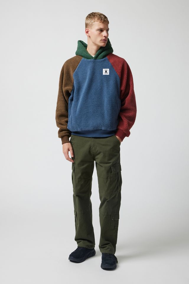 Teddy Fresh Colorblock Fleece Hoodie Sweatshirt | Urban Outfitters