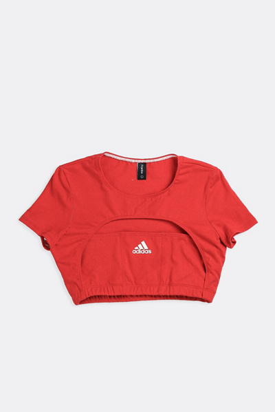 Rework Adidas Cut Out Tee 100 | Urban Outfitters