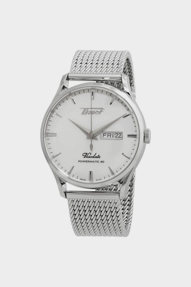 Tissot Heritage Automatic Analog Silver Dial Watch | Urban Outfitters