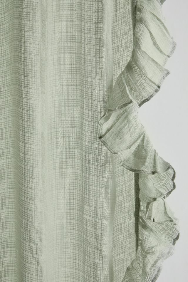 Ruffle Gauze Window Panel | Urban Outfitters