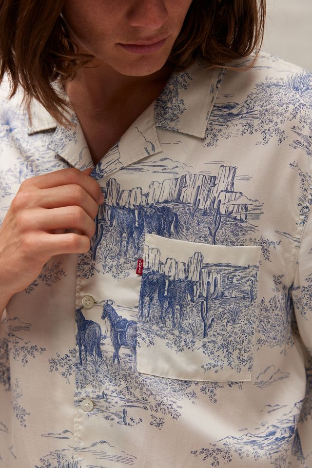 Levi’s® The Sunset Camp Collar Short Sleeve Button-Down Shirt | Urban ...
