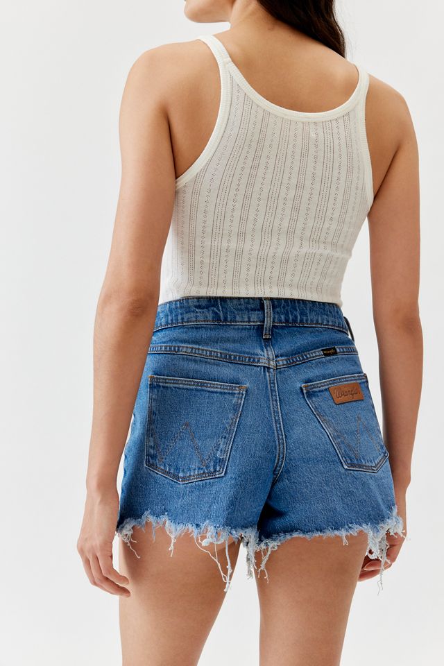 Wrangler Mid-Rise Denim Micro Short | Urban Outfitters